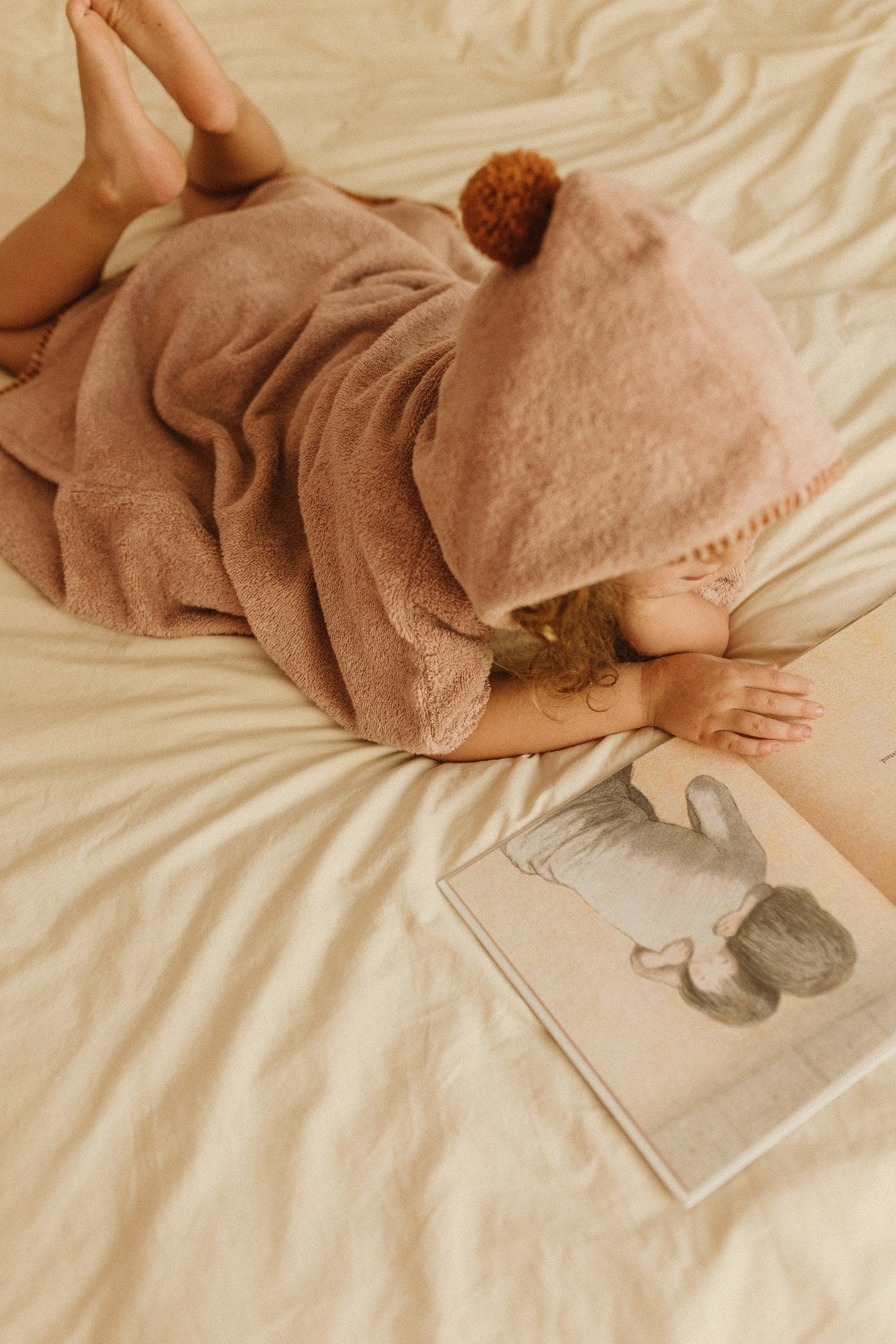 Poncho JODY - Blush | linge de bain pour bébé et enfant | Ti'ponch – Ti ...